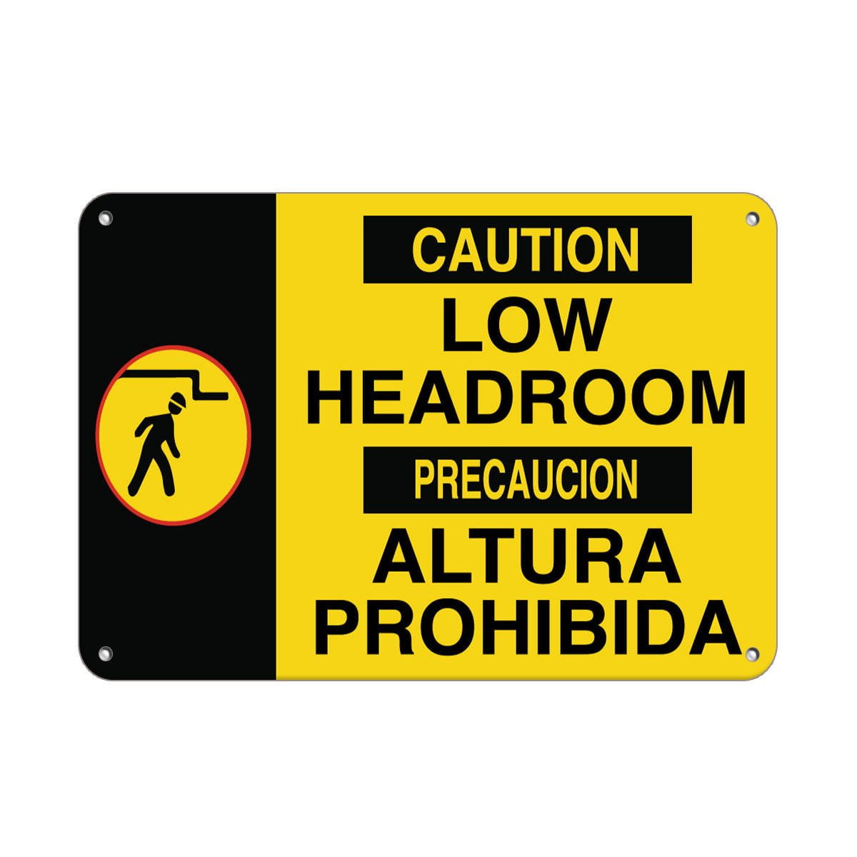 Vinyl Stickers - Caution - Low Headroom Precaucion Altura Prohibida ...