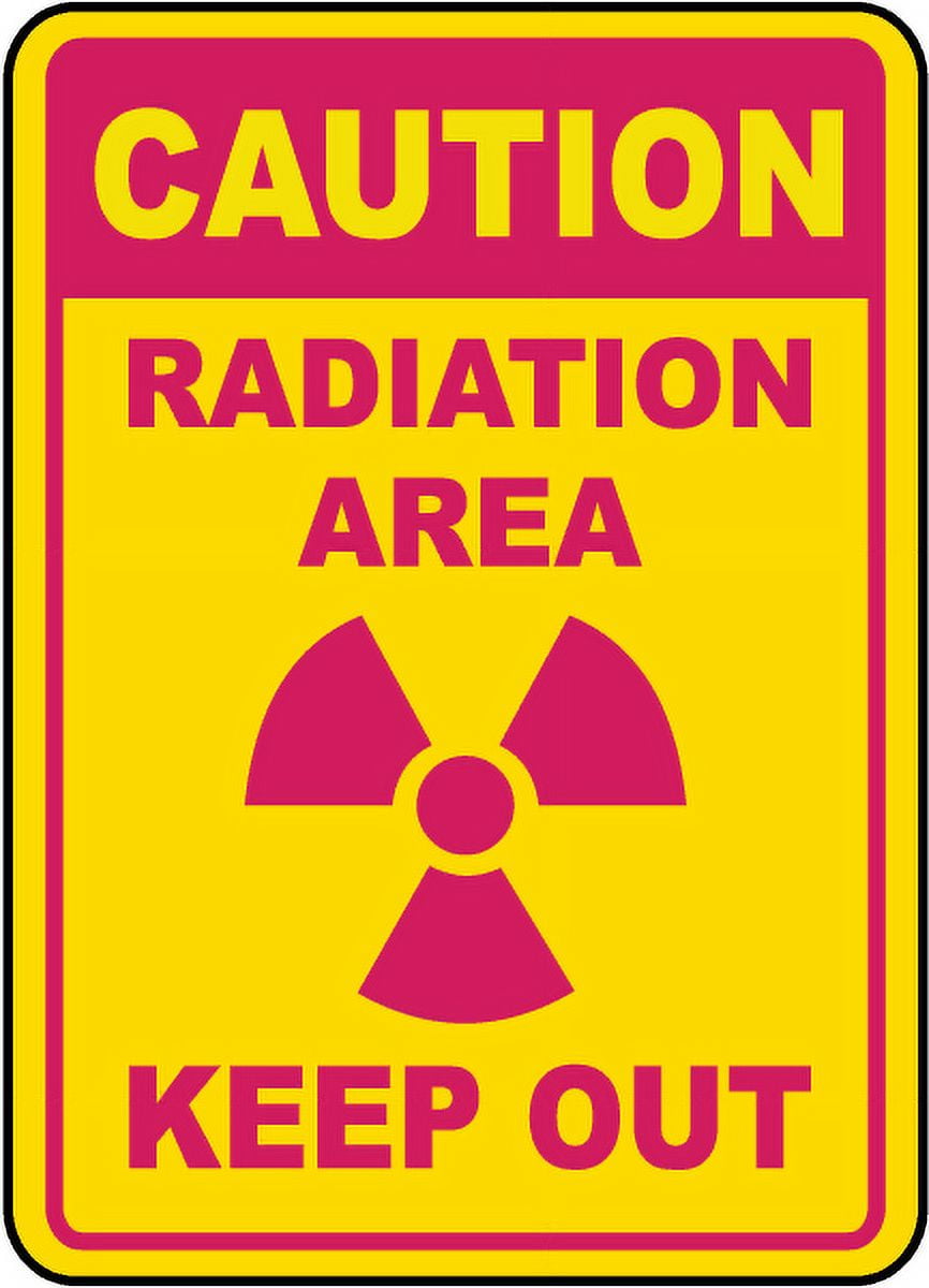 Vinyl Stickers - Caution Radiation Area Keep Out Sign - Safety and ...