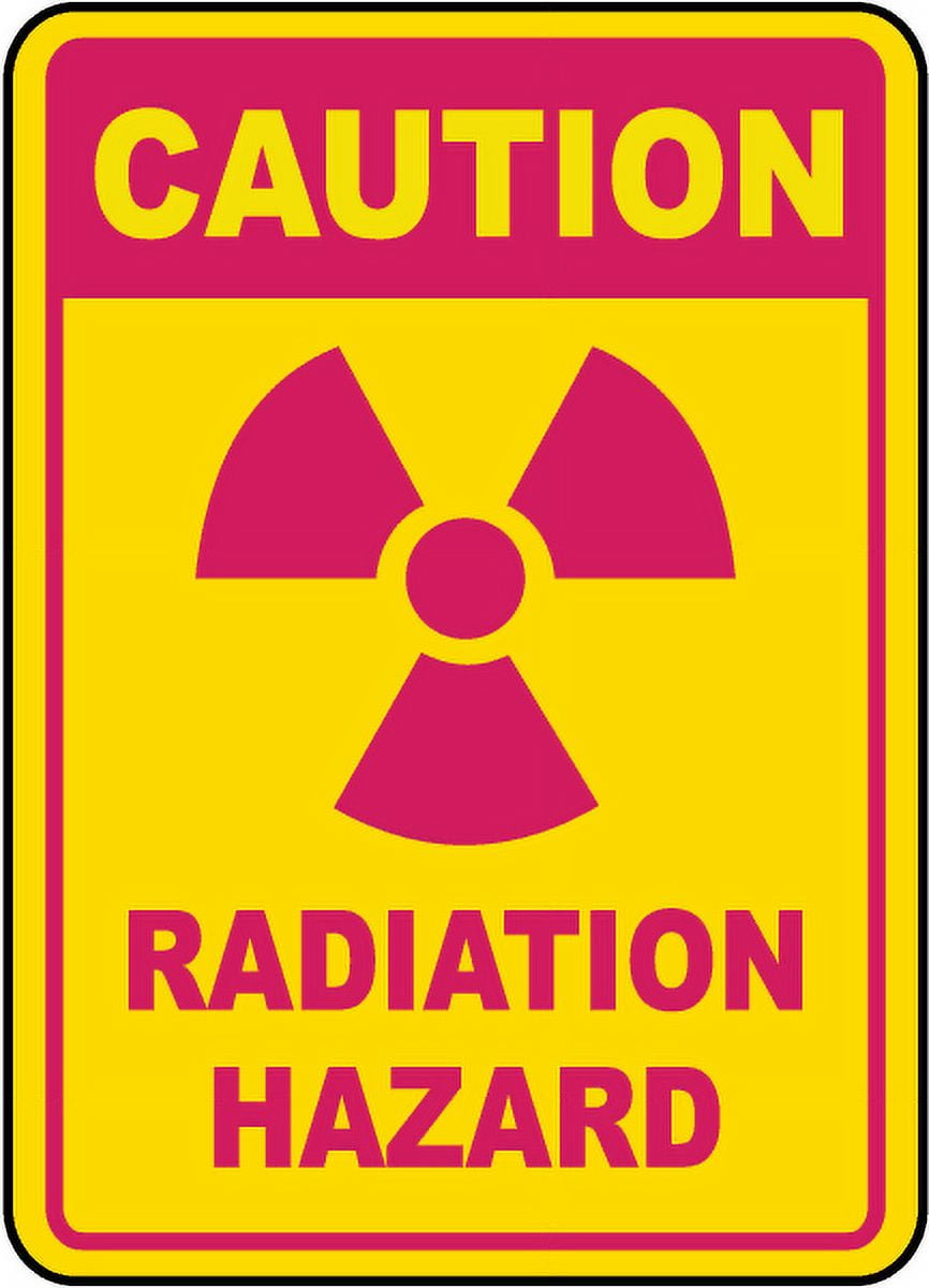 Vinyl Stickers - Caution Radiation Hazard Sign - Safety and Warning ...