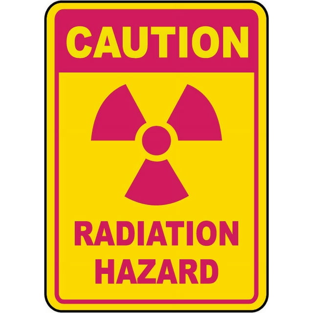 Vinyl Stickers - Caution Radiation Hazard Sign - Safety and Warning ...