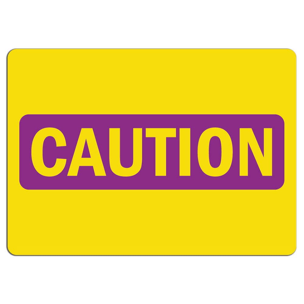 Vinyl Stickers - Caution Radiation Sign - Process Hazards - Safety and ...