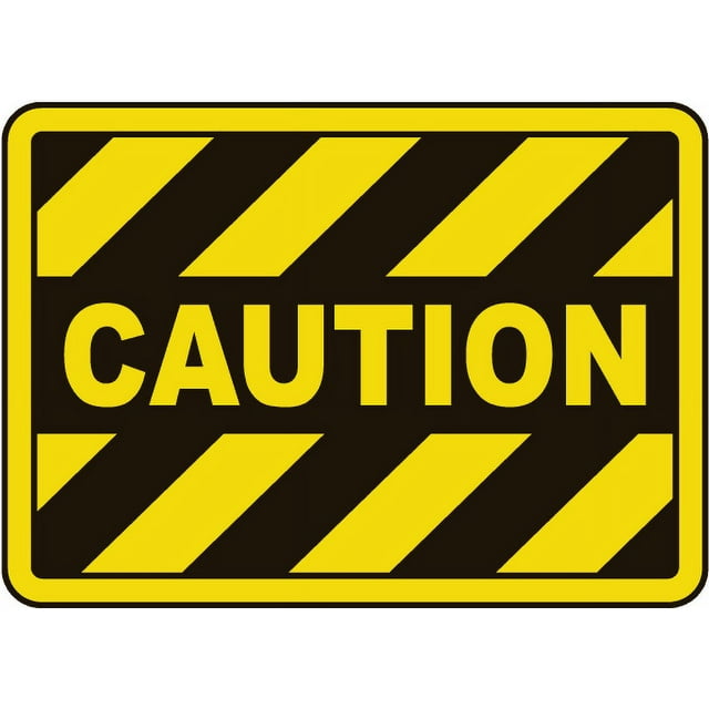 Vinyl Stickers - Caution Sign L9 - Safety and Warning Warehouse Signs ...