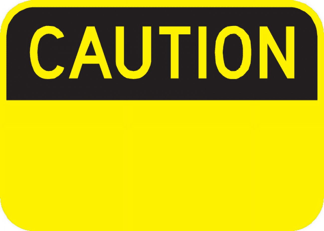 Vinyl Stickers - Caution Sign M2 - Safety and Warning Warehouse Signs ...
