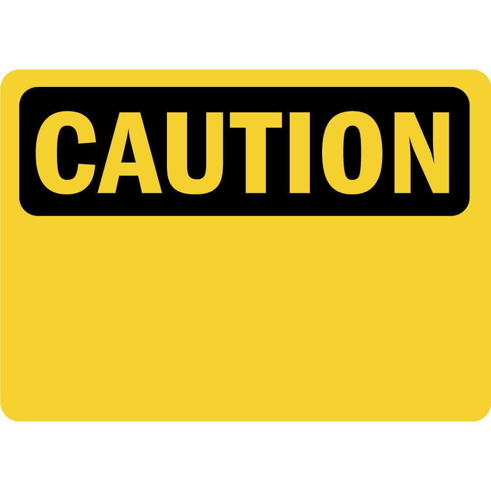 Vinyl Stickers - Caution - Your Customized Text Here OSHA - Safety and ...