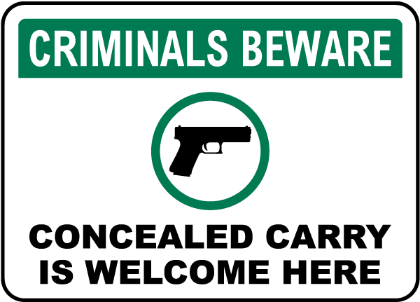 Vinyl Stickers - Criminals Beware Sign - Safety and Warning Warehouse ...
