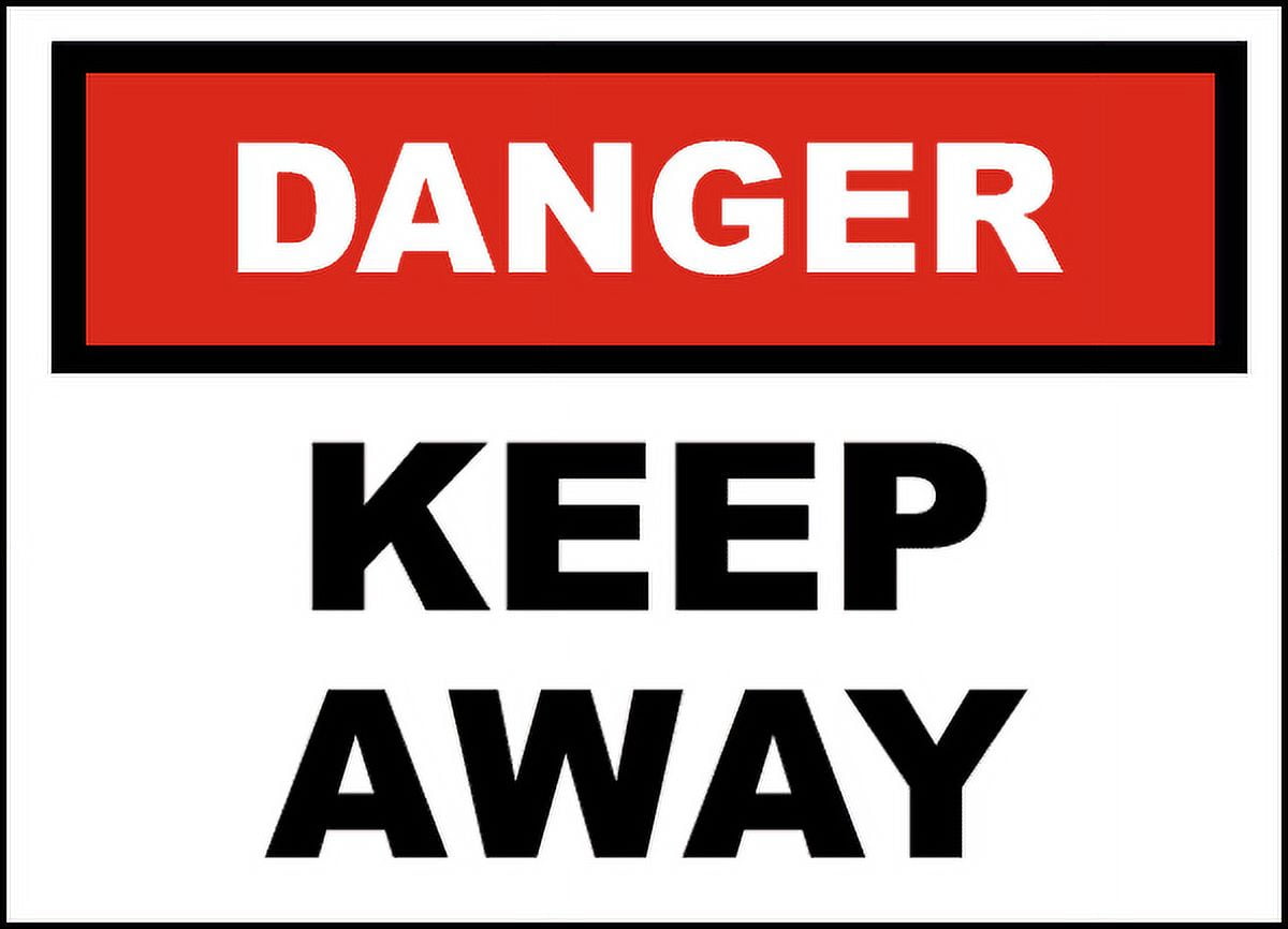 Vinyl Stickers - Danger Keep Away Sign - Safety and Warning Warehouse ...