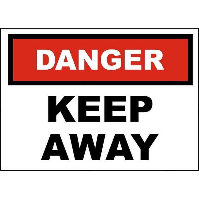 Vinyl Stickers - Danger Keep Away Sign - Safety and Warning Warehouse ...