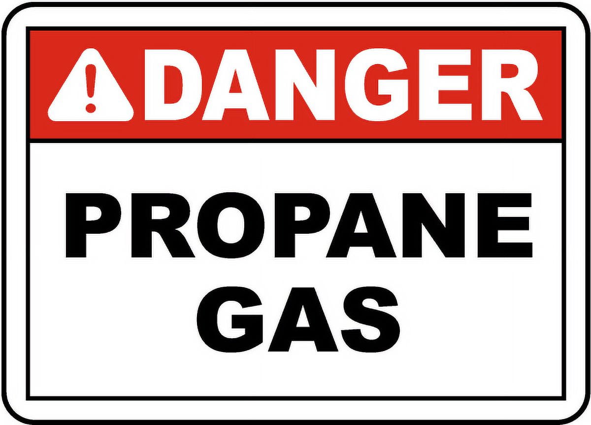 Vinyl Stickers - Danger Propane Gas Sign - Safety and Warning Warehouse ...