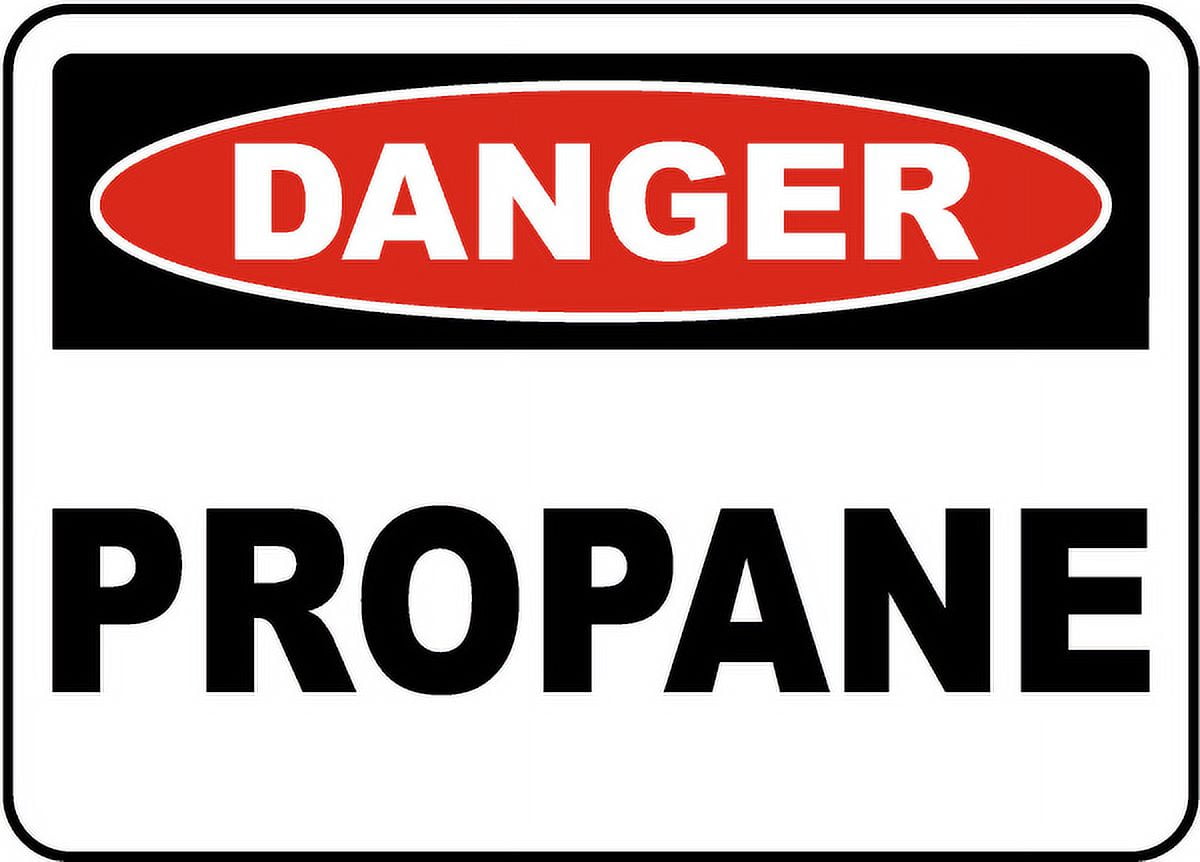 Vinyl Stickers - Danger Propane Sign Y7 - Safety and Warning Warehouse ...