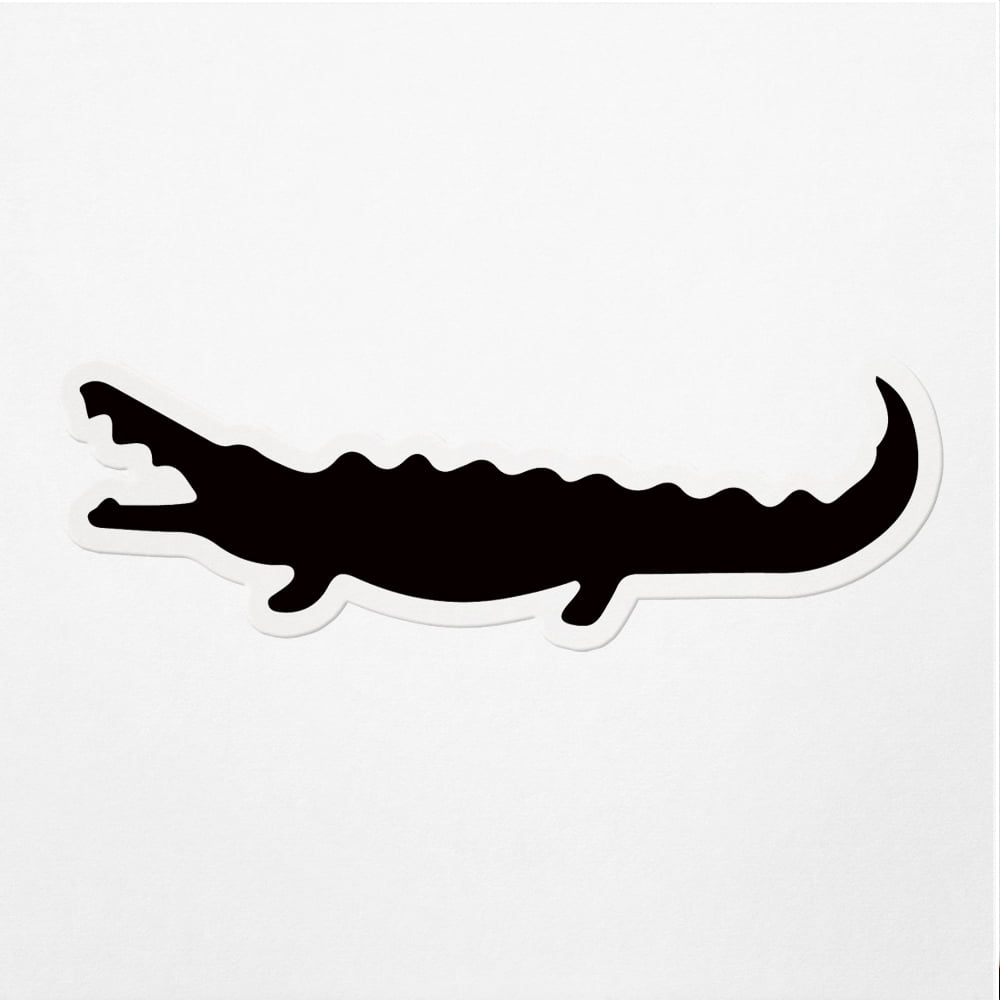 Vinyl Stickers Decals Of Alligator Illustration - Waterproof - Apply On ...