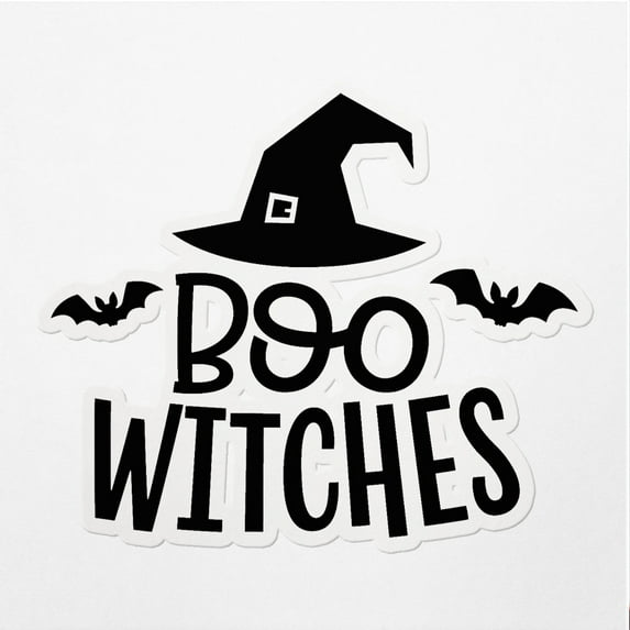 Vinyl Stickers Decals Of Boo Halloween Quote V4 - Waterproof - Apply On ...