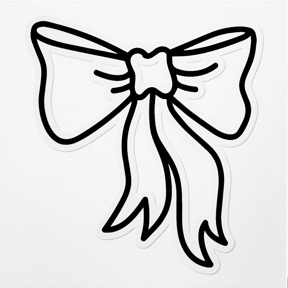 Vinyl Stickers Decals Of Bow Kids - Waterproof - Apply On Any Smooth ...