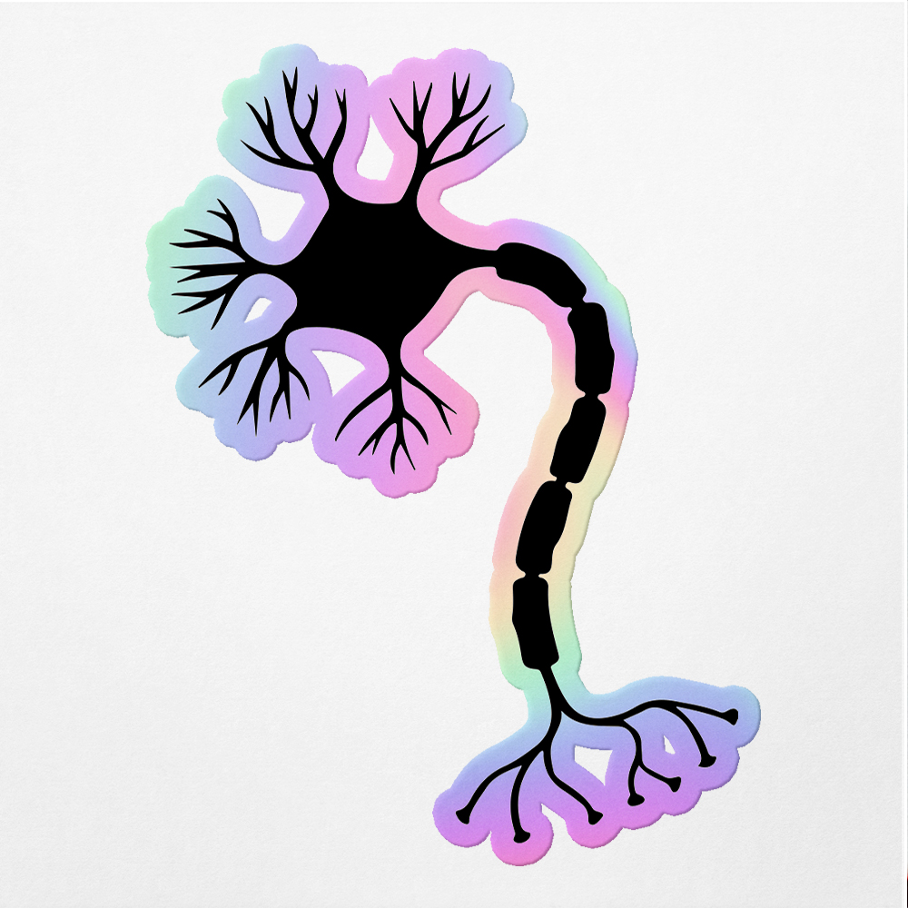 Vinyl Stickers Decals Of Brain - Apply On Any Smooth Surfaces Indoor ...