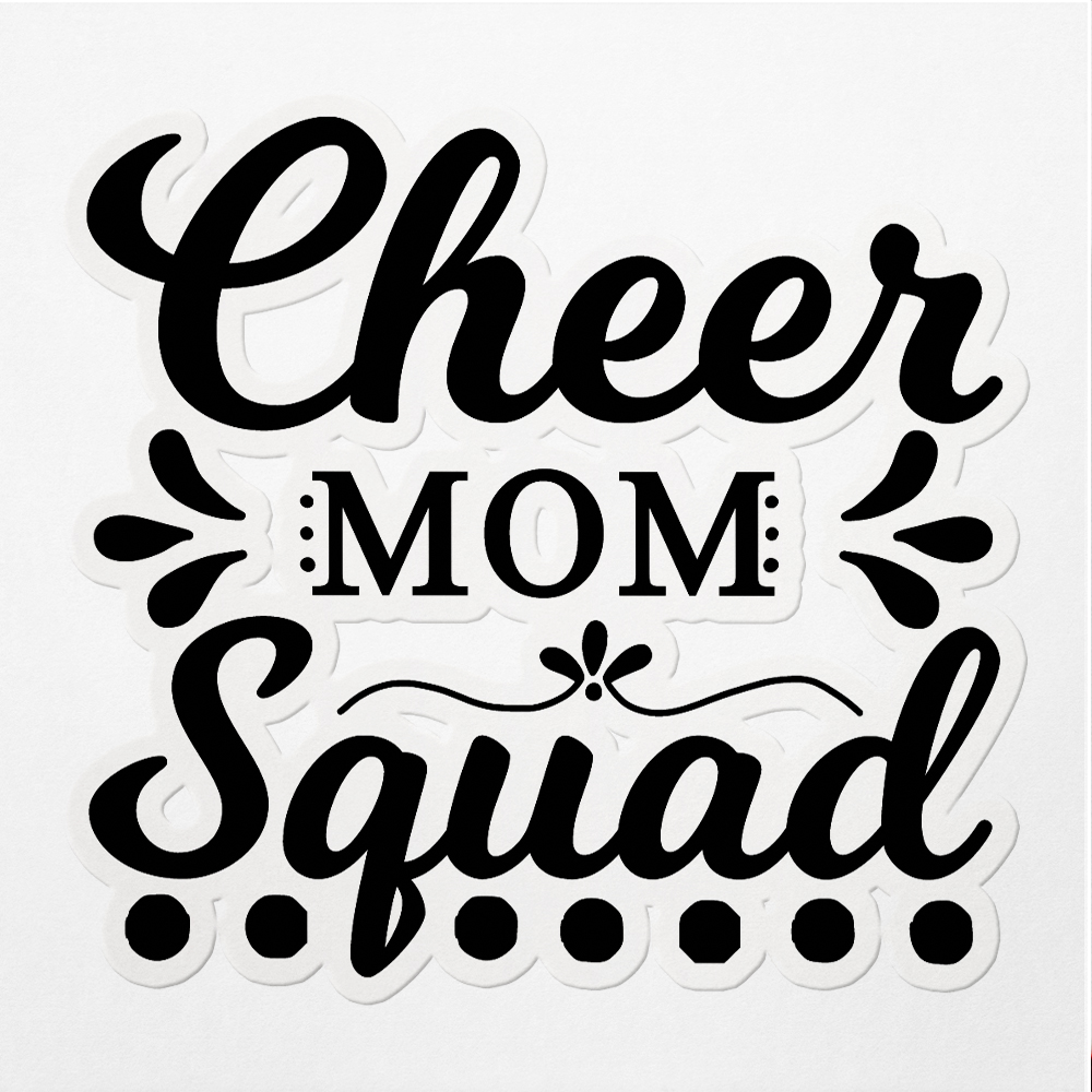 Vinyl Stickers Decals Of Cheer Squad V2 - Waterproof - Apply On Any ...