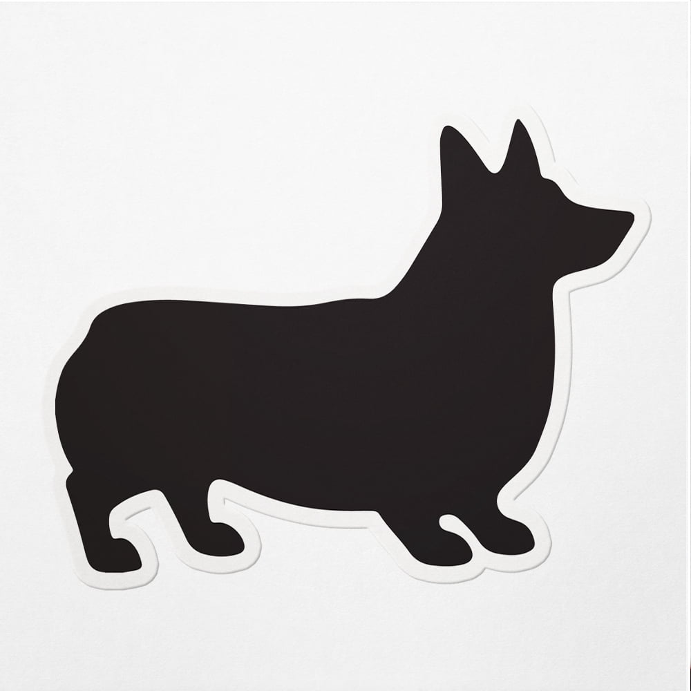 Vinyl Stickers Decals Of Corgi Silhouette - Waterproof - Apply On Any ...