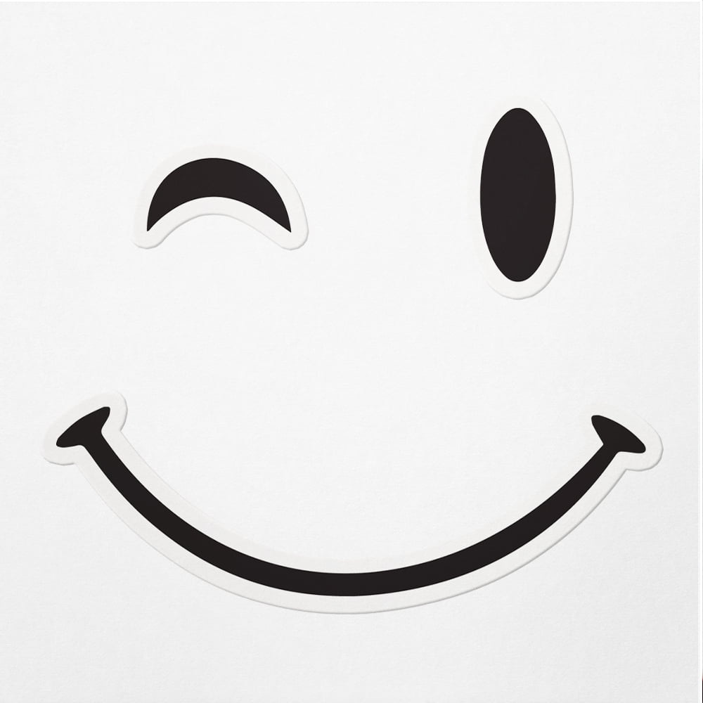 Vinyl Stickers Decals Of Face Illustration - Waterproof - Apply On Any ...