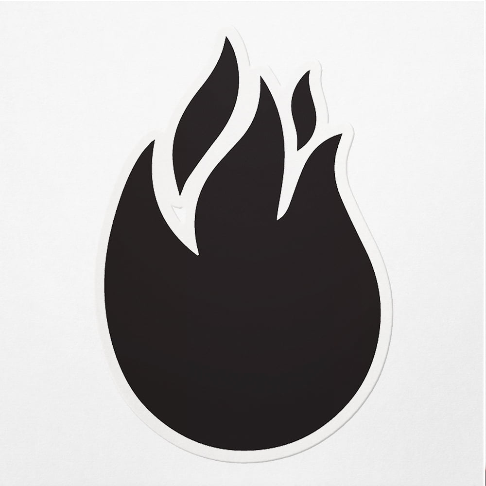 Vinyl Stickers Decals Of Fireball Illustration - Waterproof - Apply On ...