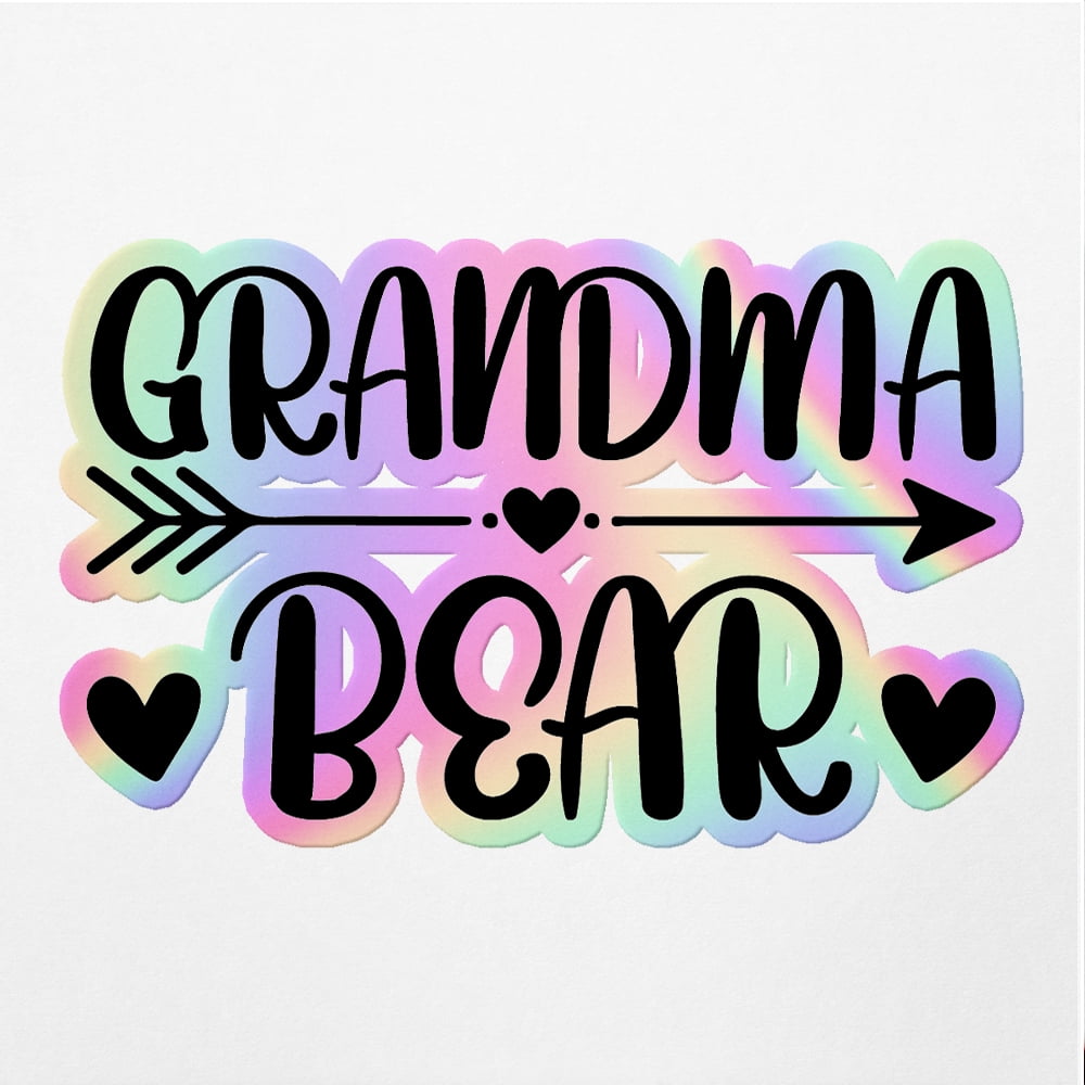 Vinyl Stickers Decals Of Grandma V2 - Apply On Any Smooth Surfaces ...