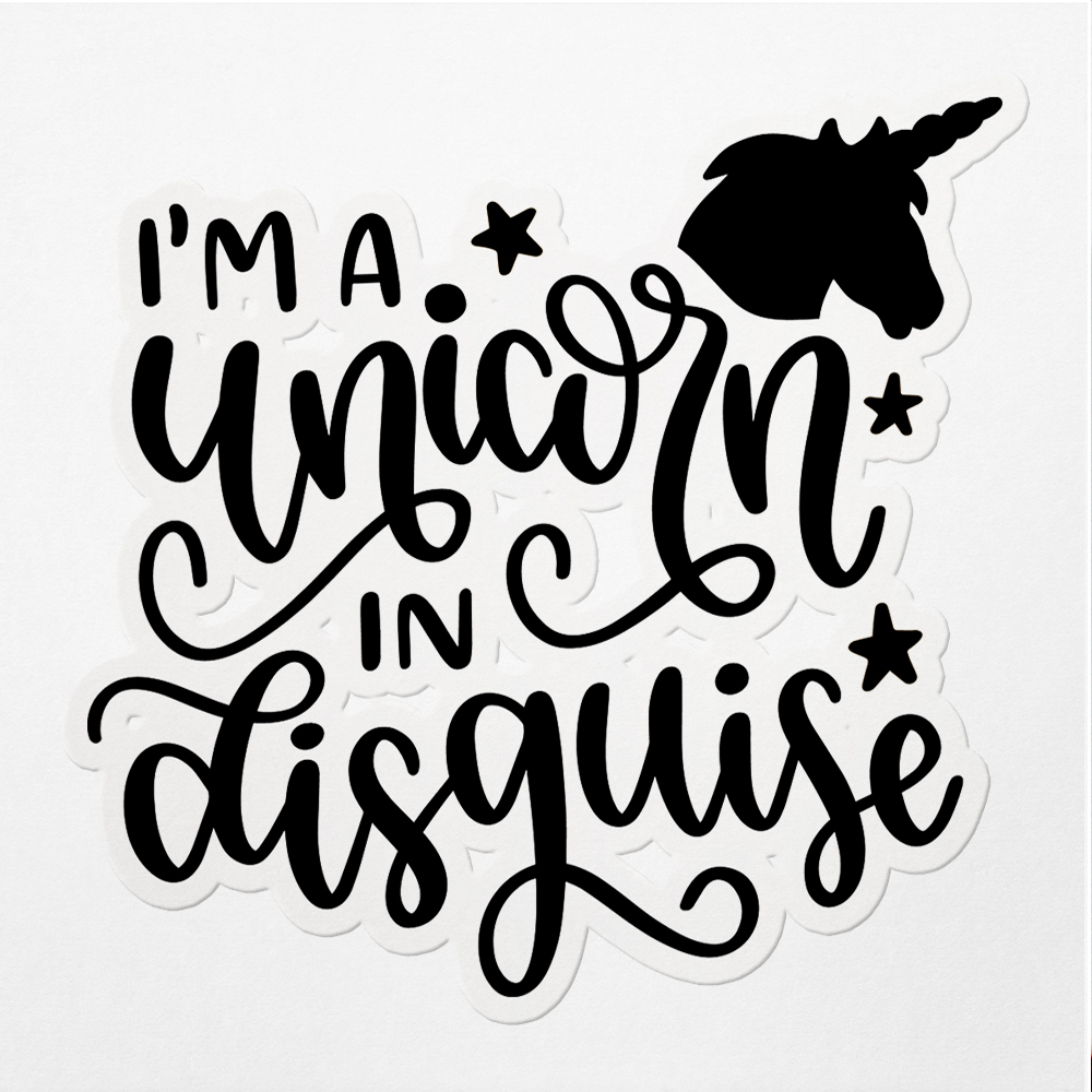 Vinyl Stickers Decals Of Im Disguise Myth - Waterproof - Apply On Any ...