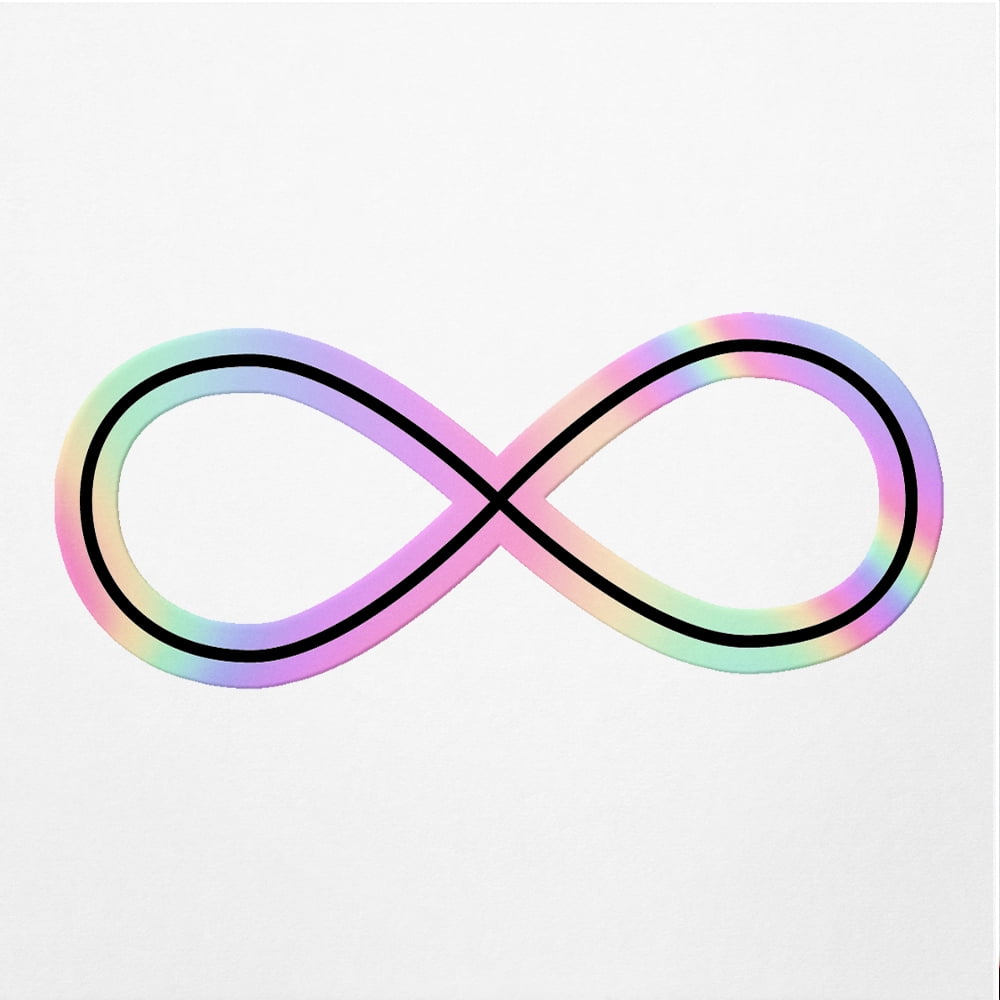 Vinyl Stickers Decals Of Infinity - Apply On Any Smooth Surfaces Indoor ...