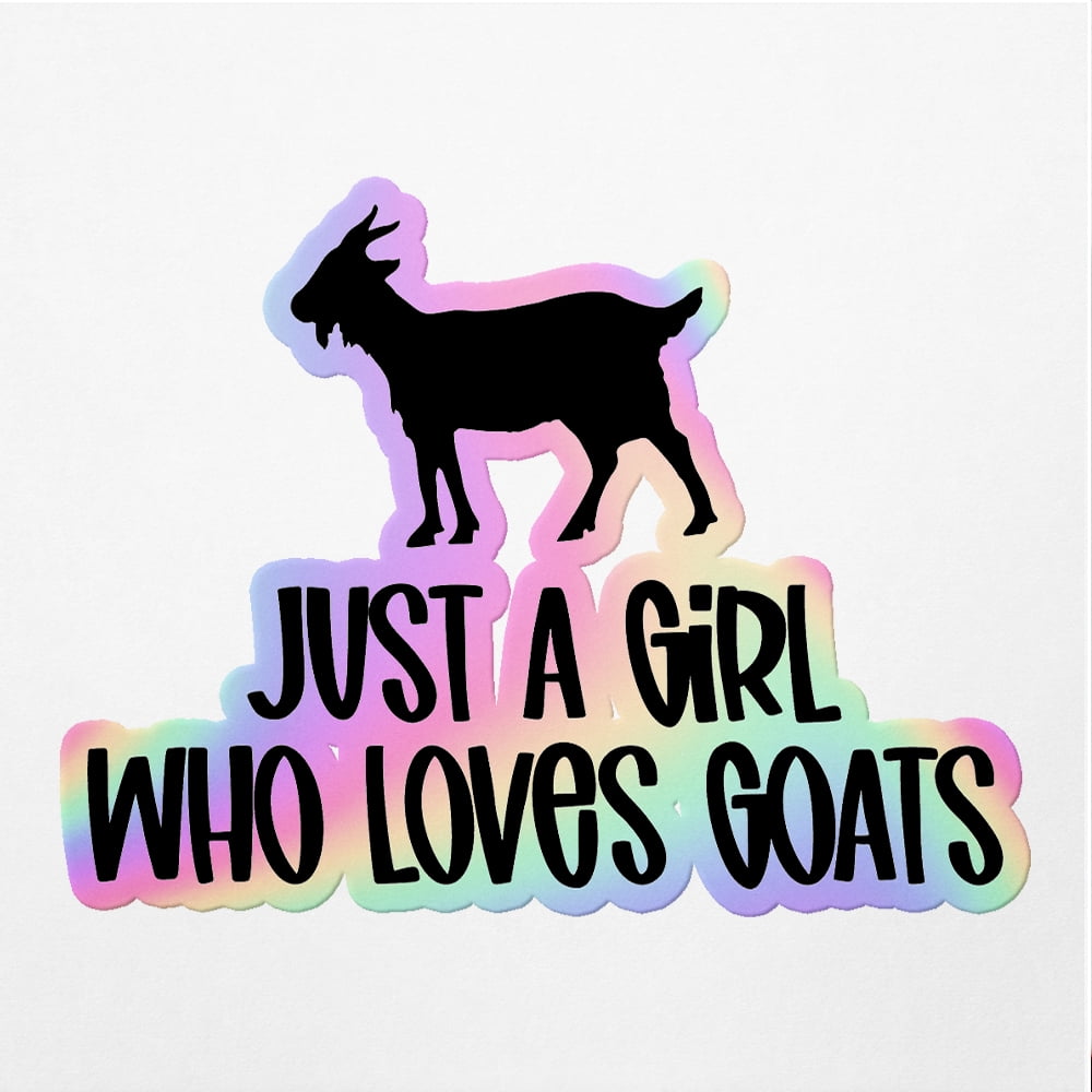 Vinyl Stickers Decals Of Just Goats - Apply On Any Smooth Surfaces ...