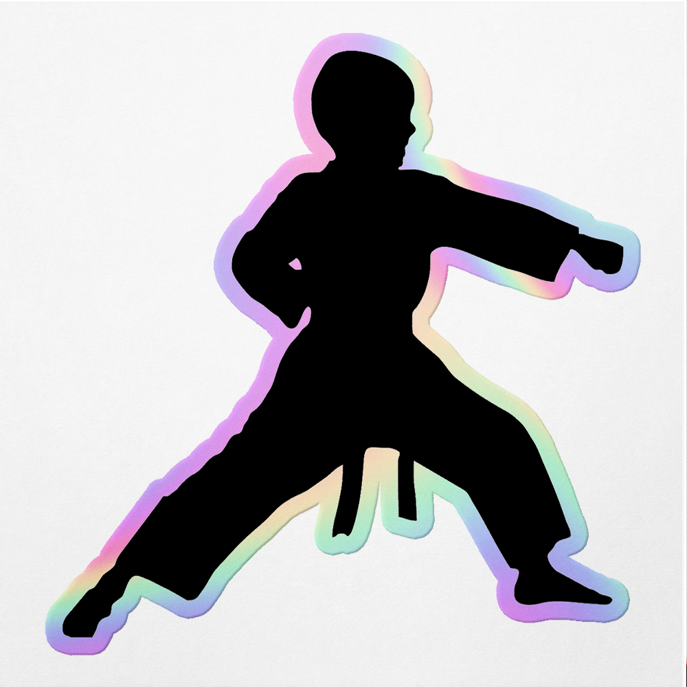 Vinyl Stickers Decals Of Karate - Apply On Any Smooth Surfaces Indoor ...