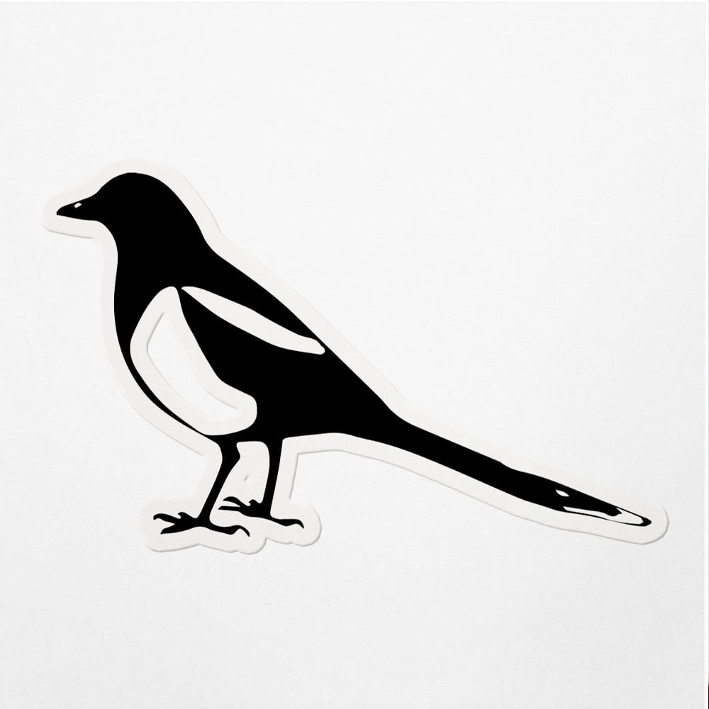Vinyl Stickers Decals Of Magpie - Waterproof - Apply On Any Smooth ...