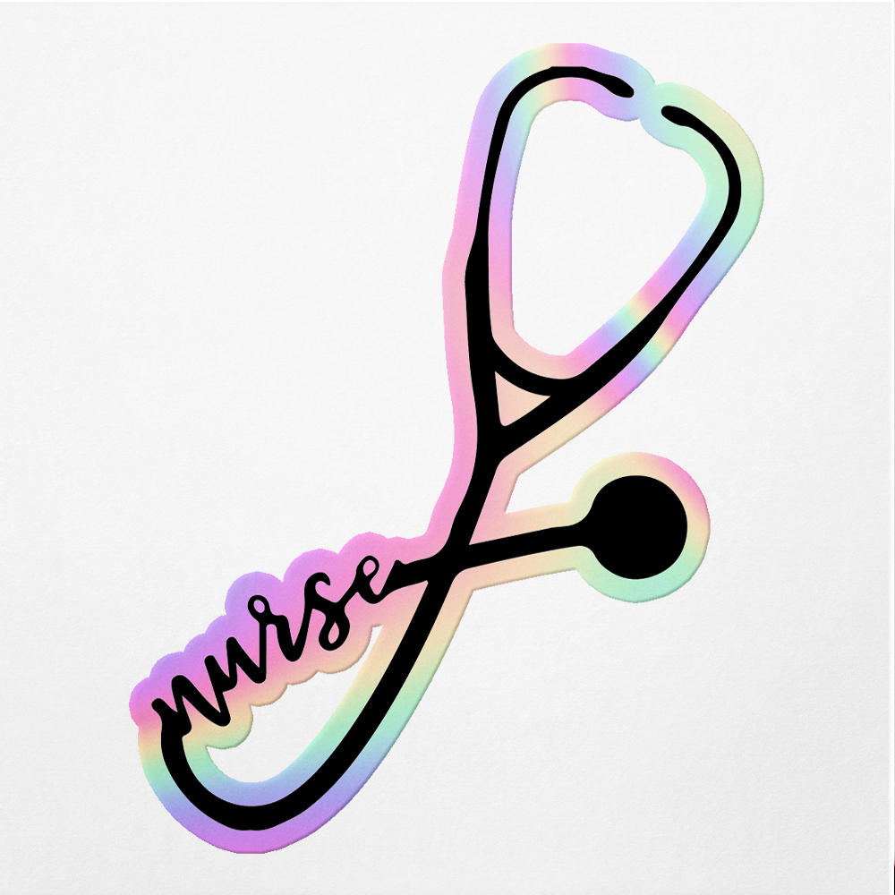 Vinyl Stickers Decals Of Nurse V2 - Apply On Any Smooth Surfaces Indoor ...