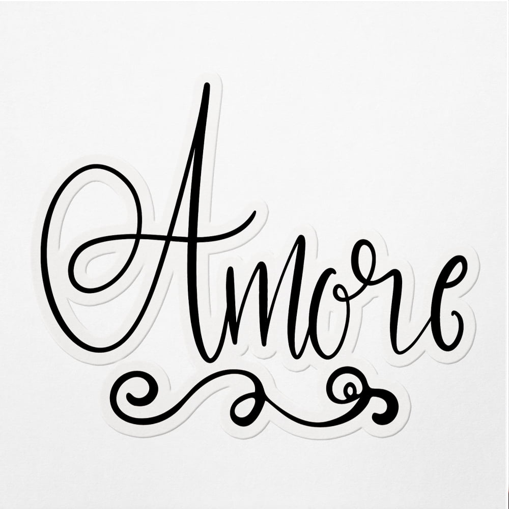 Vinyl Stickers Decals Of Amore Illustration - Waterproof - Apply On Any ...