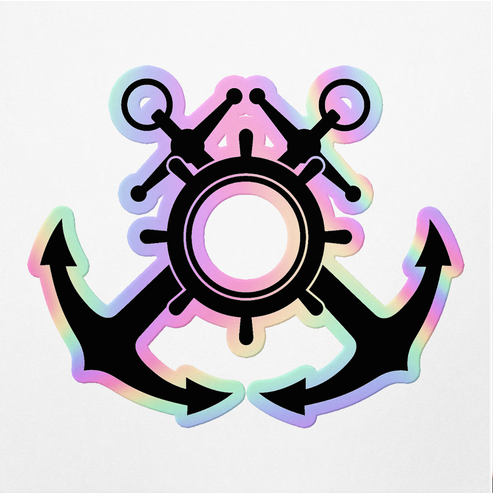 Vinyl Stickers Decals Of Anchor Ships V3 - Apply On Any Smooth Surfaces ...