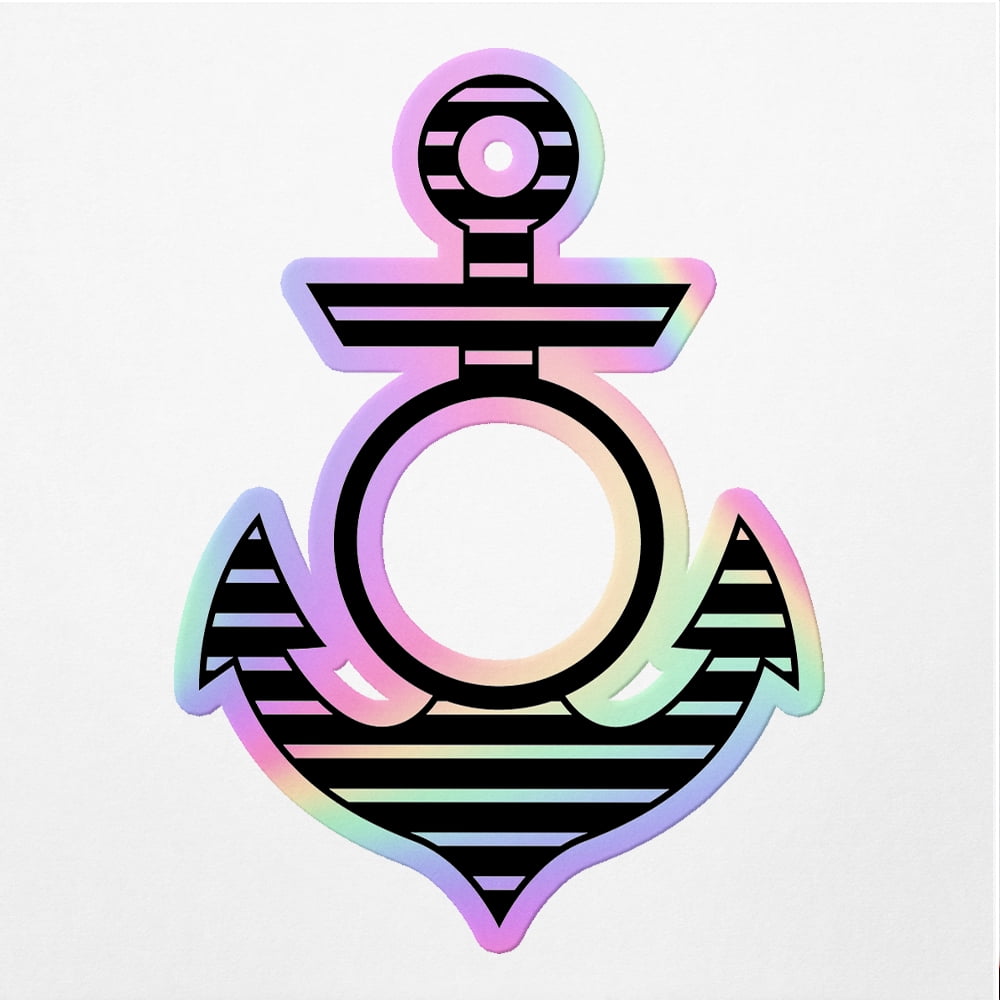 Vinyl Stickers Decals Of Anchor V4 - Apply On Any Smooth Surfaces ...
