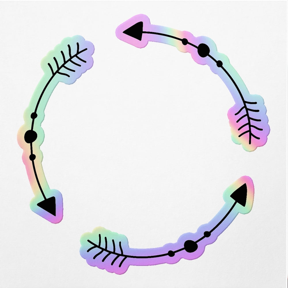 Vinyl Stickers Decals Of Arrows V2 - Apply On Any Smooth Surfaces ...