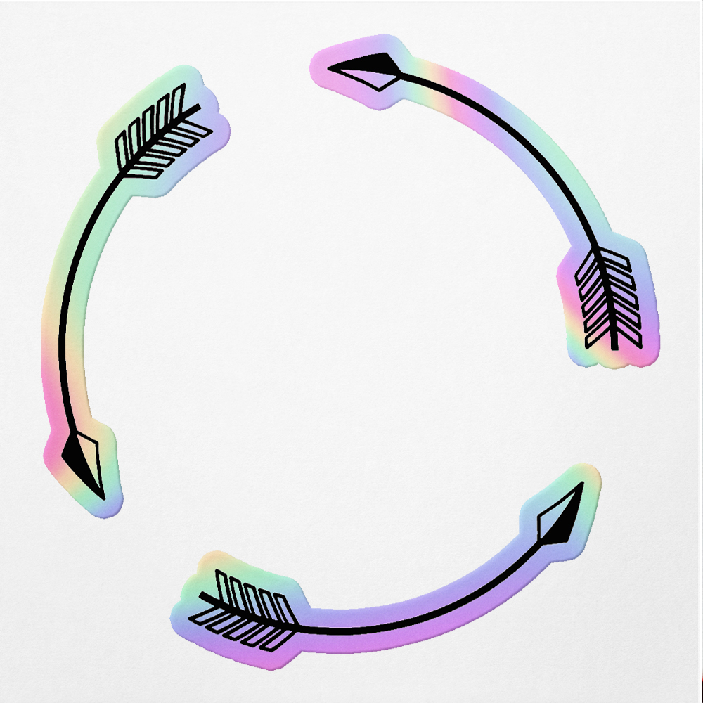 Vinyl Stickers Decals Of Arrows V3 - Apply On Any Smooth Surfaces ...