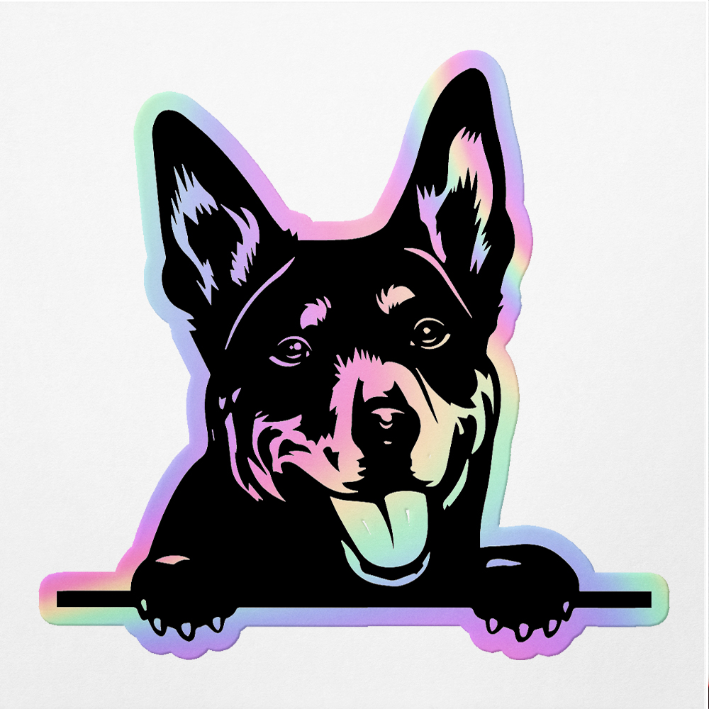 Vinyl Stickers Decals Of Australian Animal Dog - Apply On Any Smooth ...