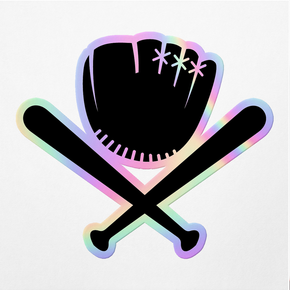 Vinyl Stickers Decals Of Baseball V2 - Apply On Any Smooth Surfaces ...