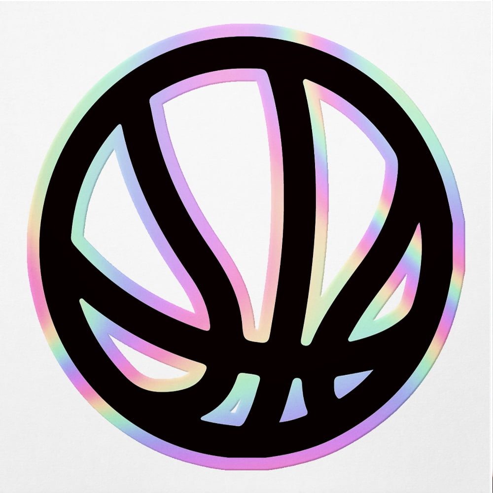 Vinyl Stickers Decals Of Basketball Outline Silhouette - Apply On Any ...