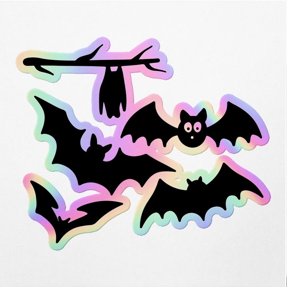 Vinyl Stickers Decals Of Bats Animal - Apply On Any Smooth Surfaces ...