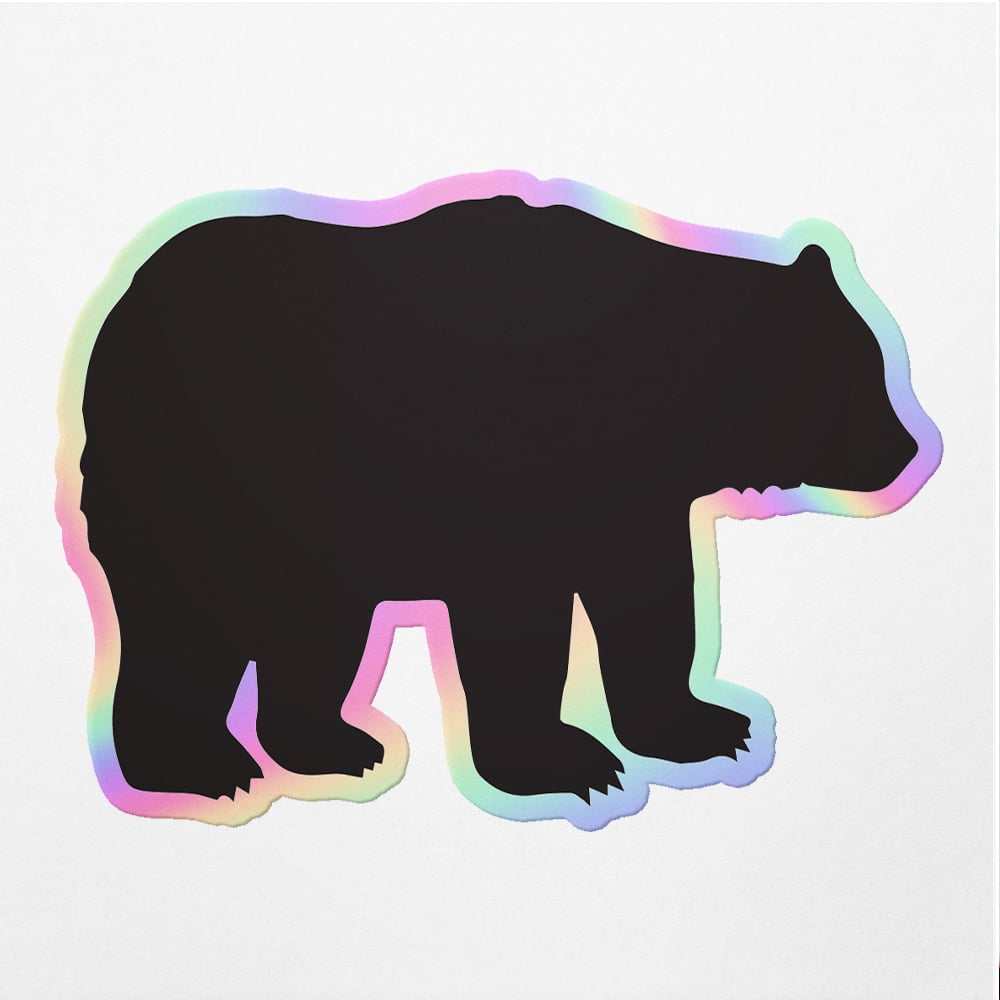 Vinyl Stickers Decals Of Bear Animals - Apply On Any Smooth Surfaces ...