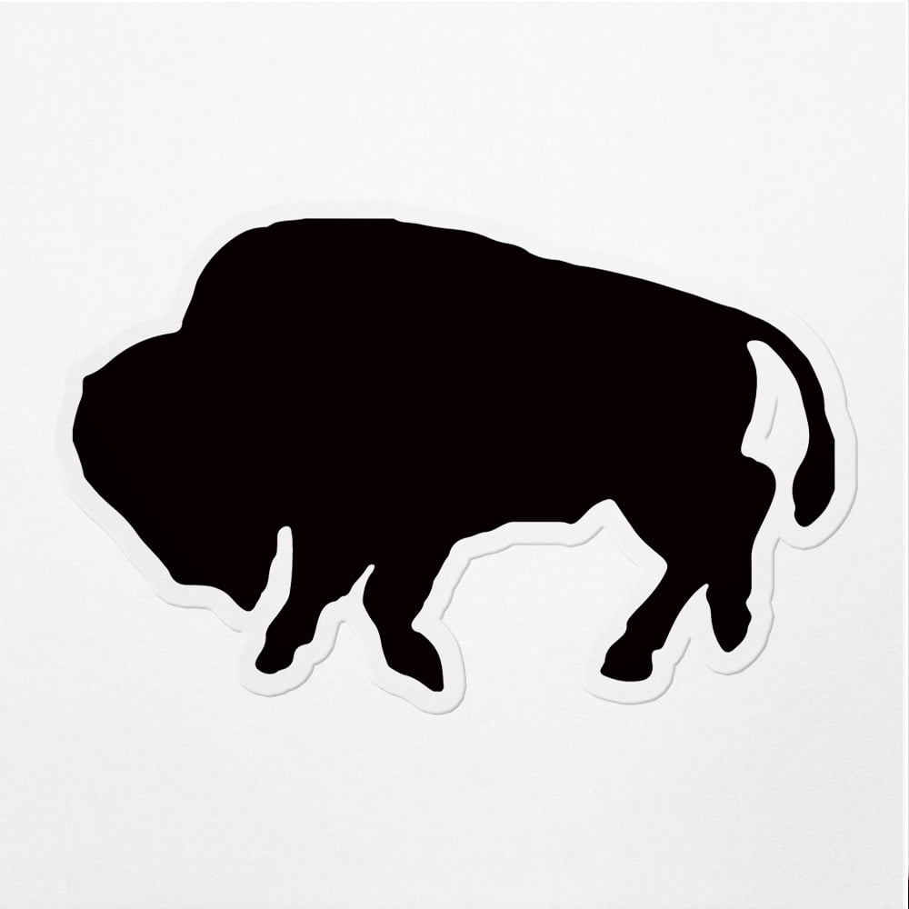 Vinyl Stickers Decals Of Bison Illustration - Waterproof - Apply On Any ...