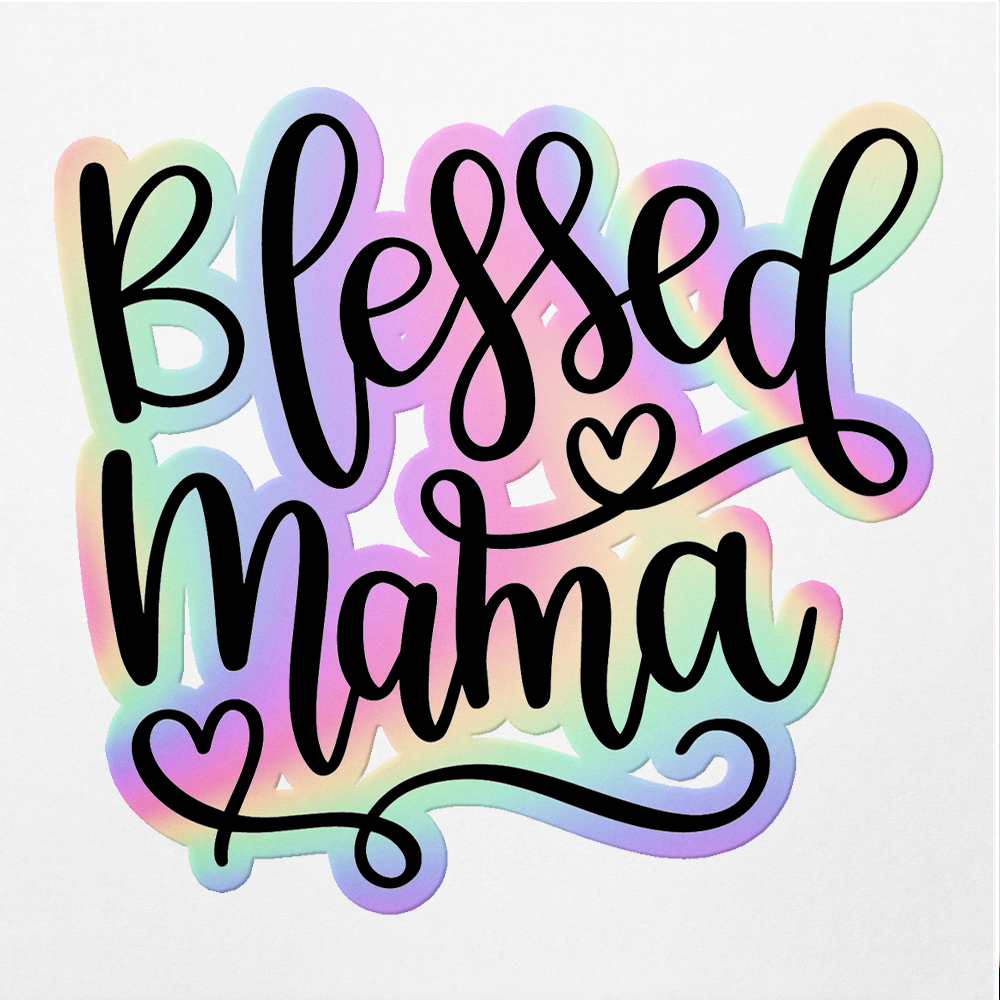 Vinyl Stickers Decals Of Blessed Illustration V2 - Apply On Any Smooth ...