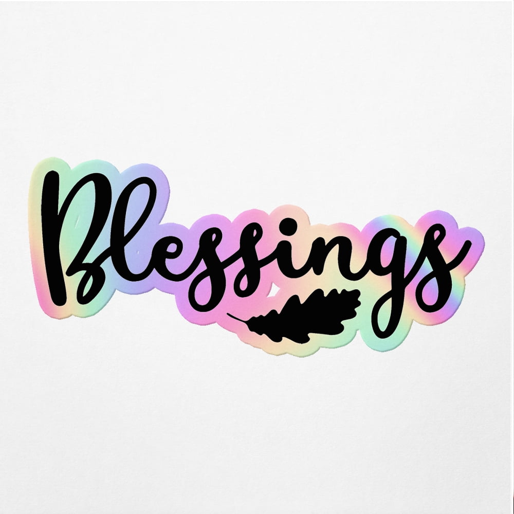 Vinyl Stickers Decals Of Blessings Thanksgiving Fall Quote - Apply On ...