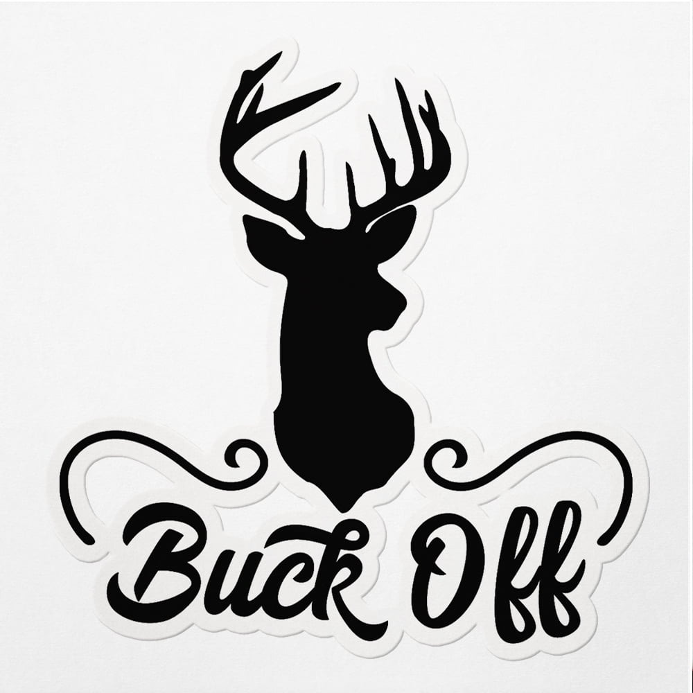 Vinyl Stickers Decals Of Buck Deer - Waterproof - Apply On Any Smooth ...