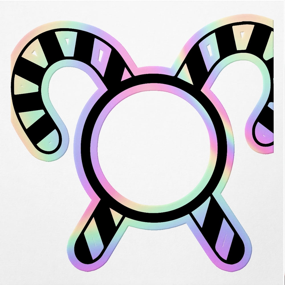 Vinyl Stickers Decals Of Candy Christmas V2 - Apply On Any Smooth ...