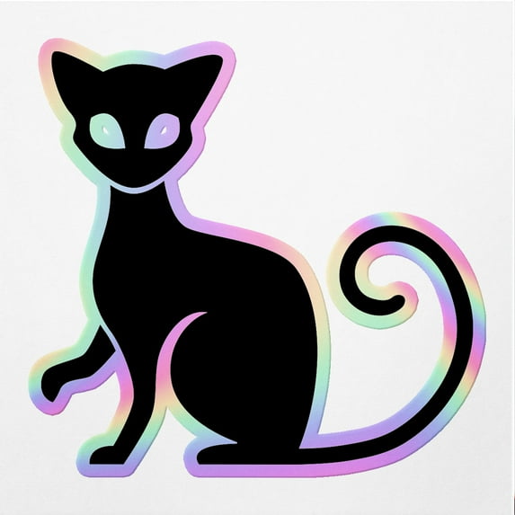 Vinyl Stickers Decals Of Cat V3 - Apply On Any Smooth Surfaces Indoor ...