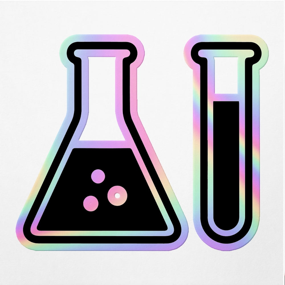 Vinyl Stickers Decals Of Chemistry Tube - Apply On Any Smooth Surfaces ...