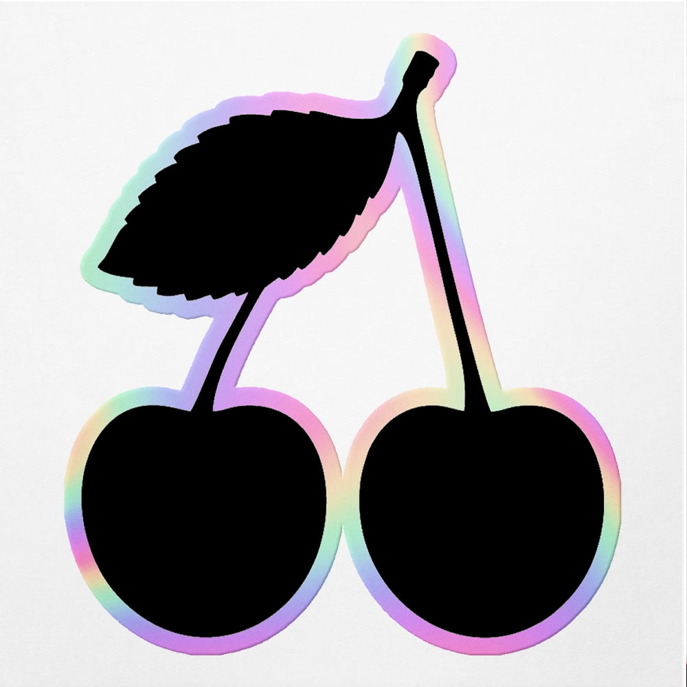 Vinyl Stickers Decals Of Cherry - Apply On Any Smooth Surfaces Indoor Outdoor Bumper Tumbler ...