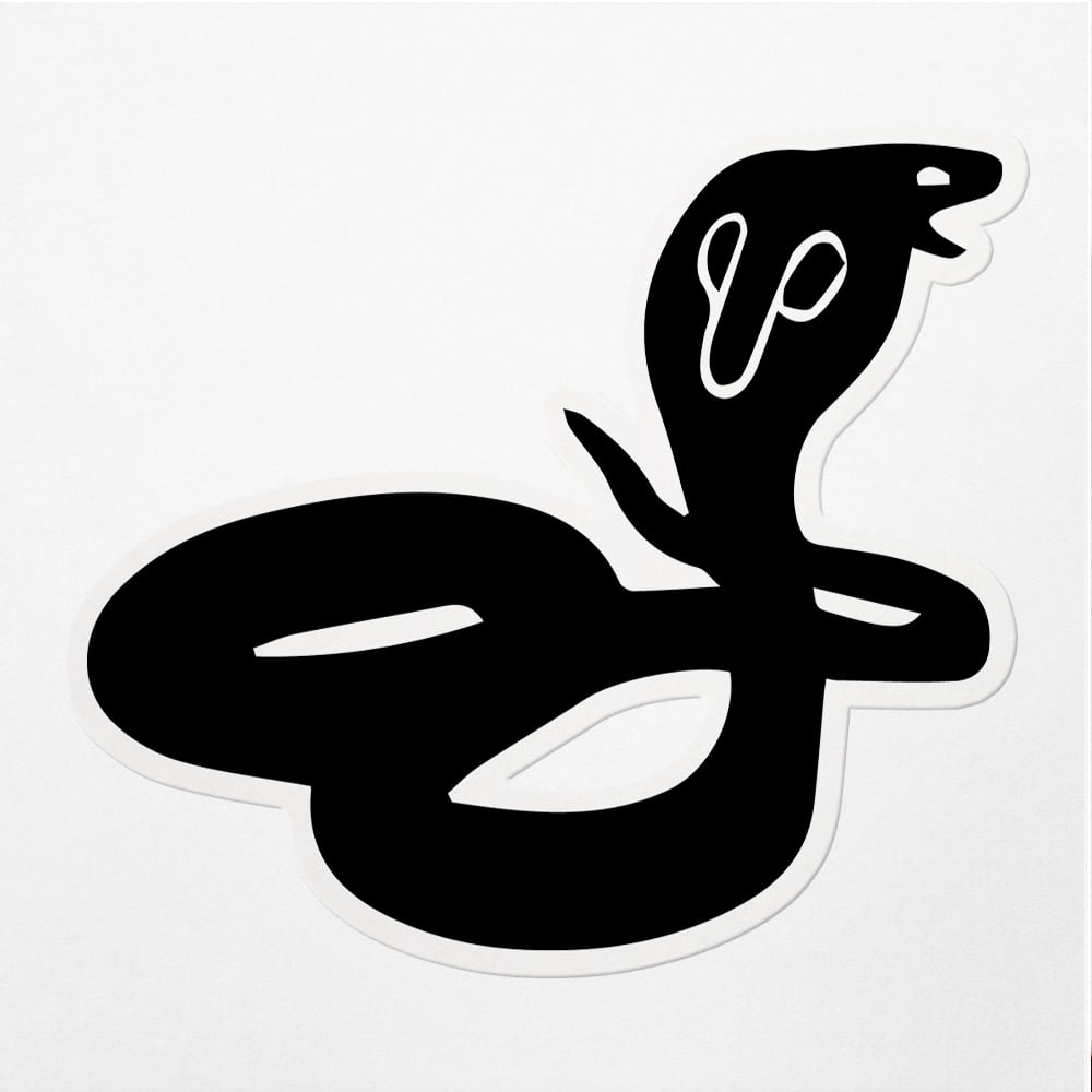 Vinyl Stickers Decals Of Cobra Snake Illustration - Waterproof - Apply ...