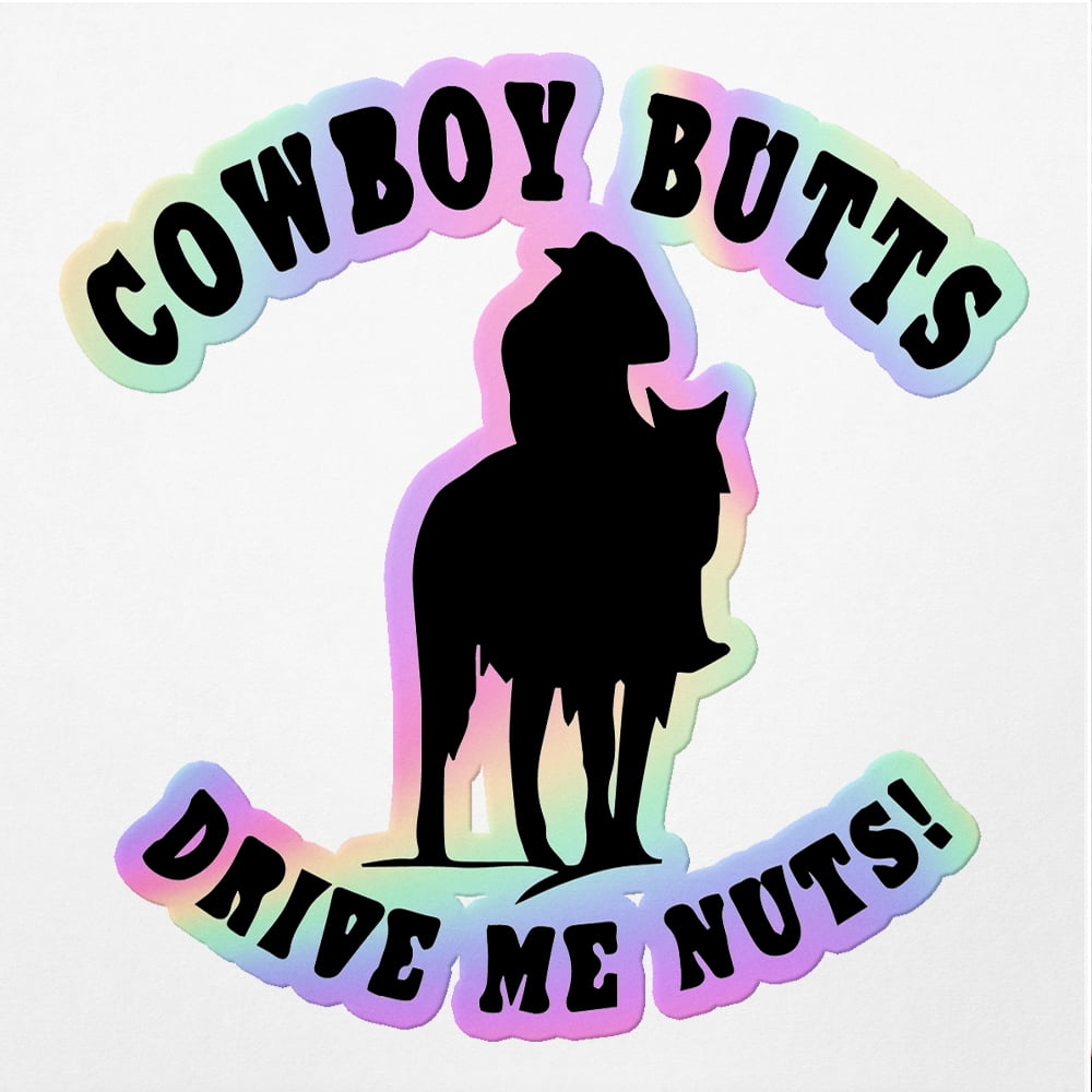 Vinyl Stickers Decals Of Cowboy Illustration V2 - Apply On Any Smooth ...