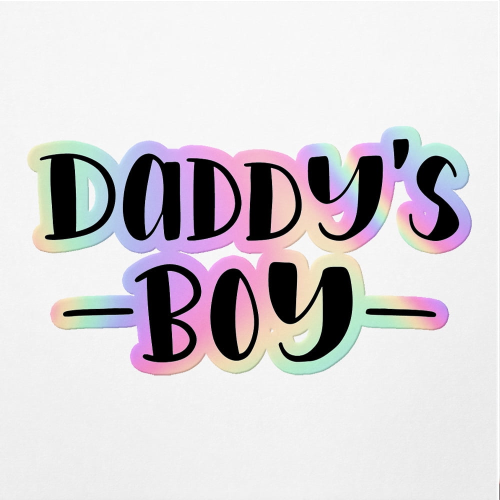 Vinyl Stickers Decals Of Daddys Illustration - Apply On Any Smooth ...