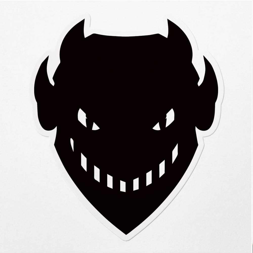 Vinyl Stickers Decals Of Devil Head Anime - Waterproof - Apply On Any ...